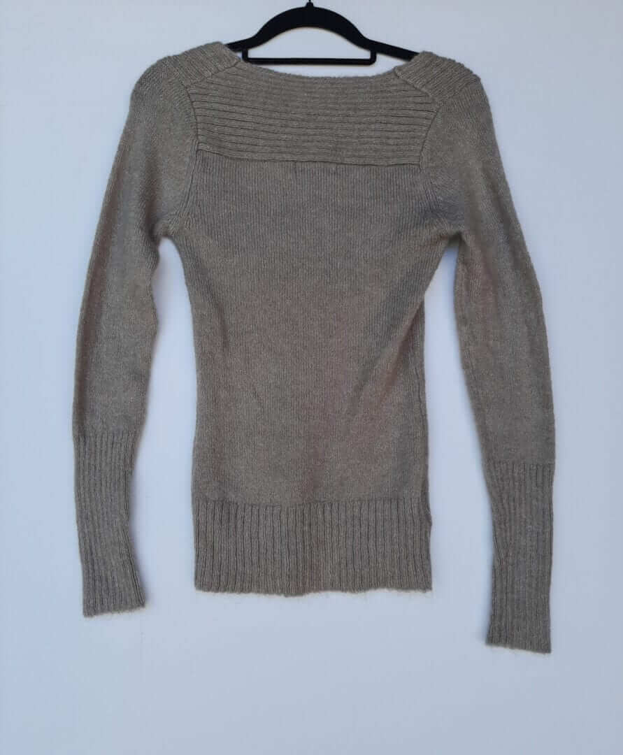MNG Basics Light Brown Knit - The Clothing Communal