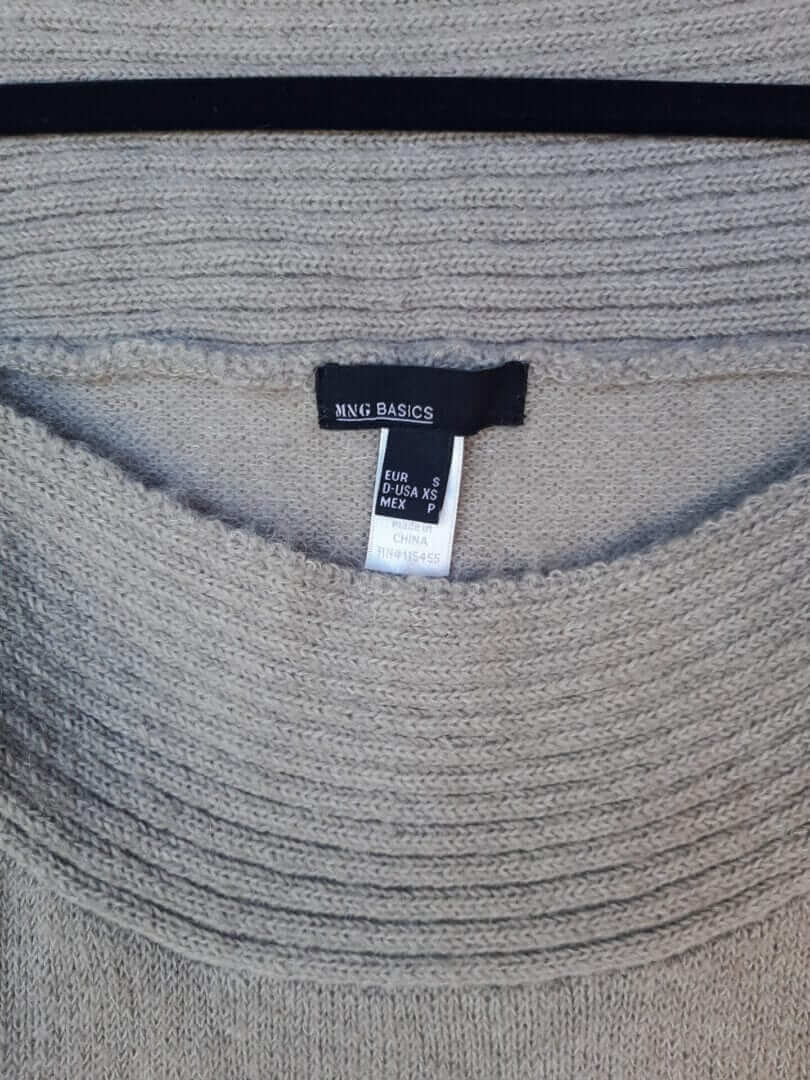 MNG Basics Light Brown Knit - The Clothing Communal